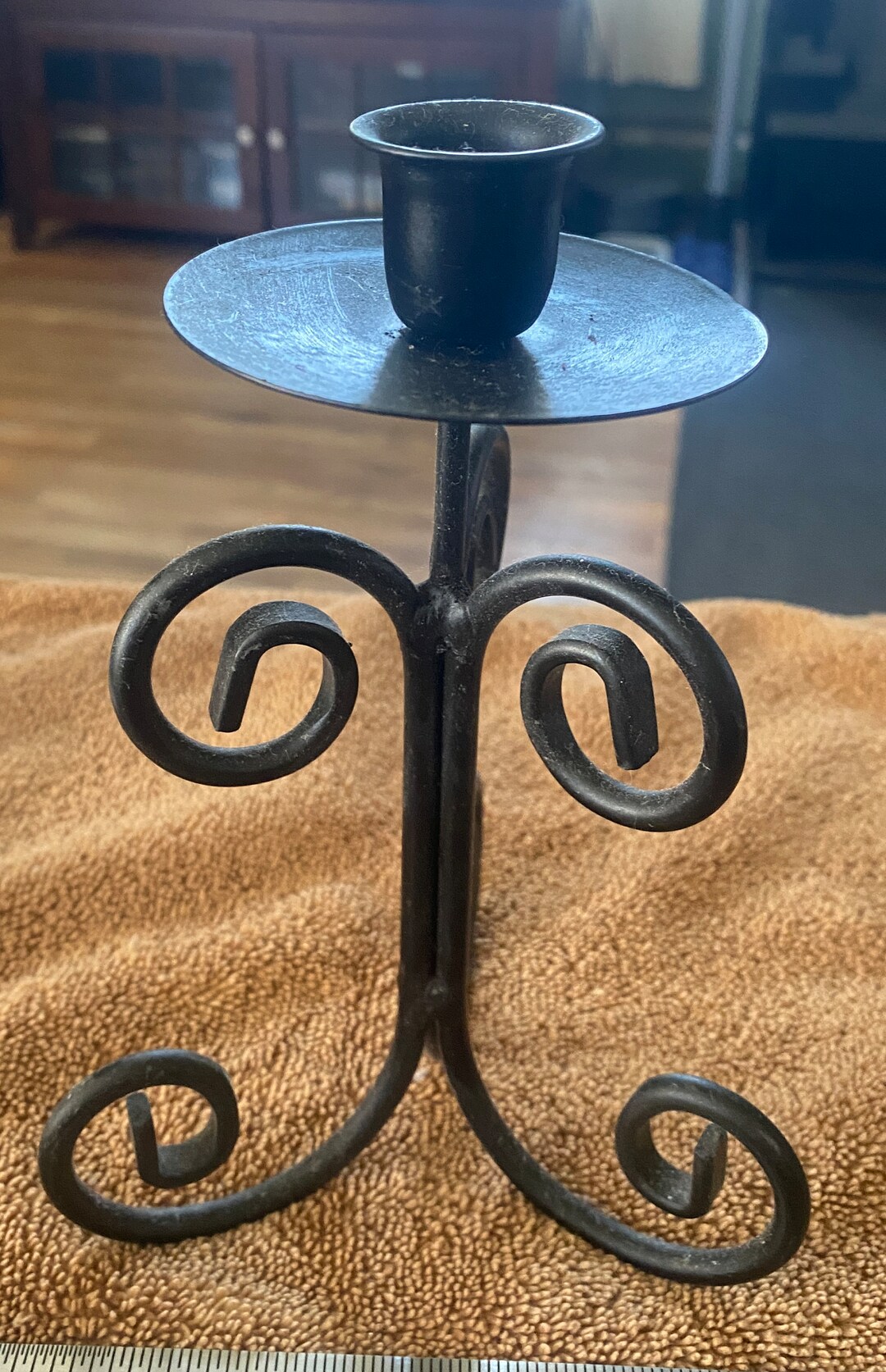 Black Metal Sphere Stand Pair - Etsy