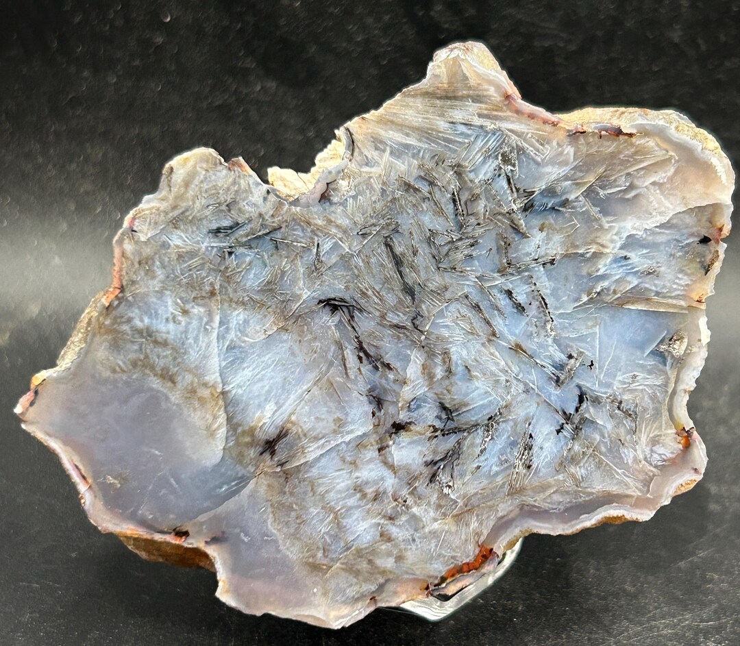 Cubuk Turkey Agate: Light Blue Stick Agate Display Piece - Etsy