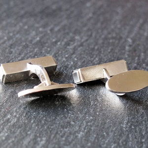 GEORG JENSEN Modernist Cufflinks #95 - Sterling Silver Cuff Links by ...