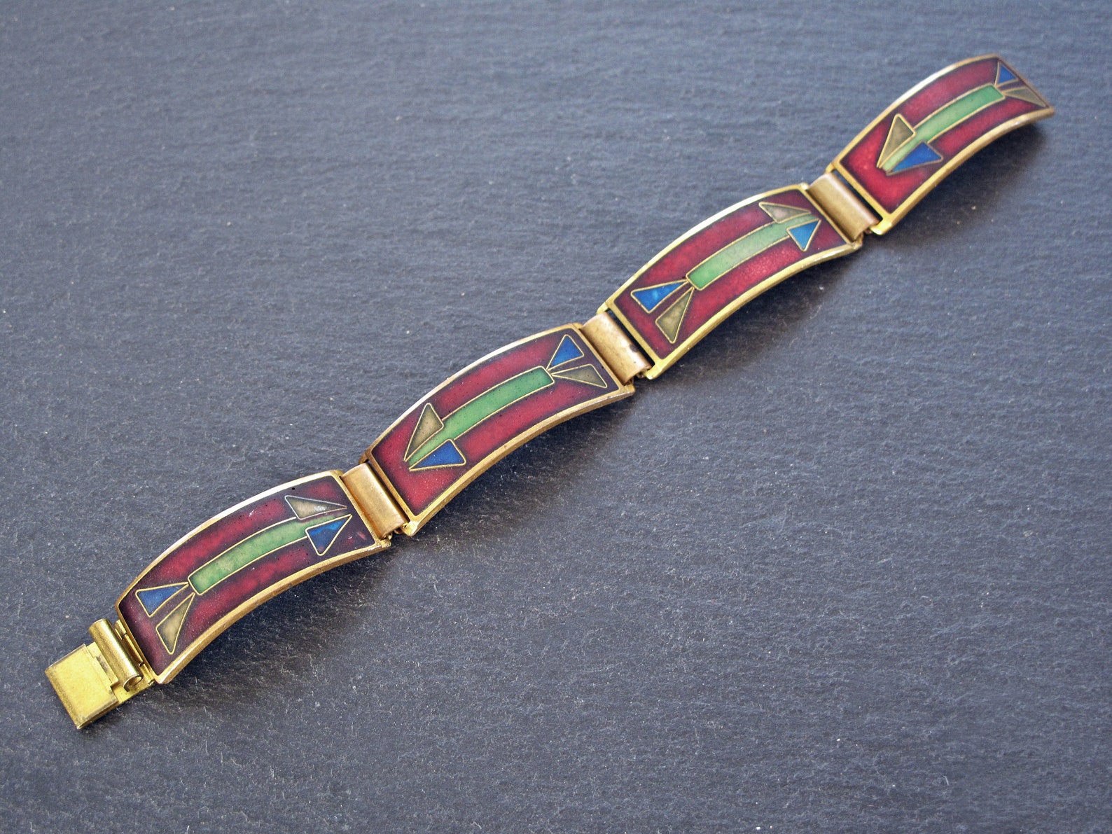 SCHOLTZ & LAMMEL Enamelled Bracelet - Cloisonné Matte Enamelled ...