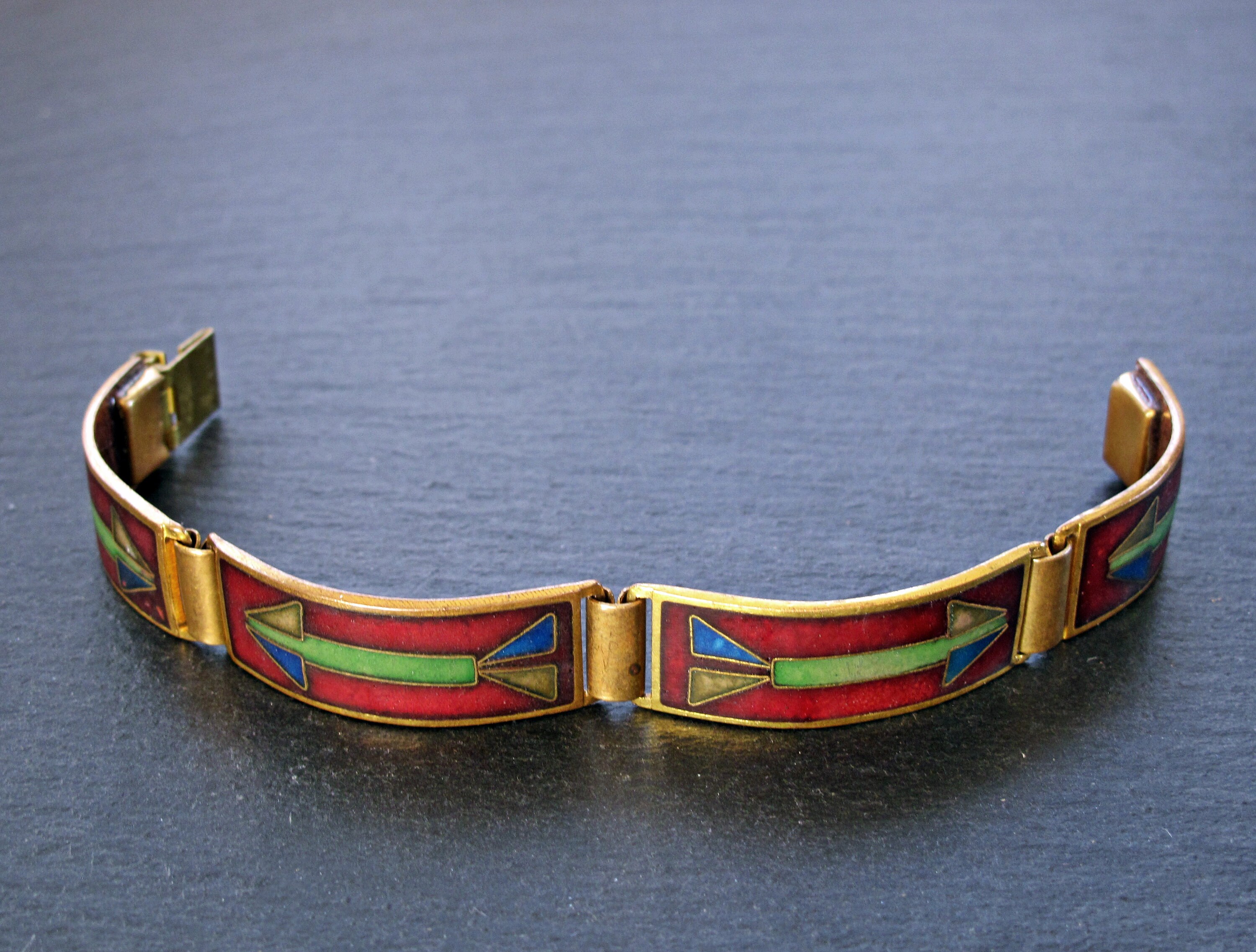 SCHOLTZ & LAMMEL Enamelled Bracelet - Cloisonné Matte Enamelled ...