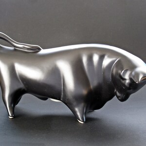 TRENTHAM Black Bull Money Box, Designed by Colin Melbourne , Modernist ...