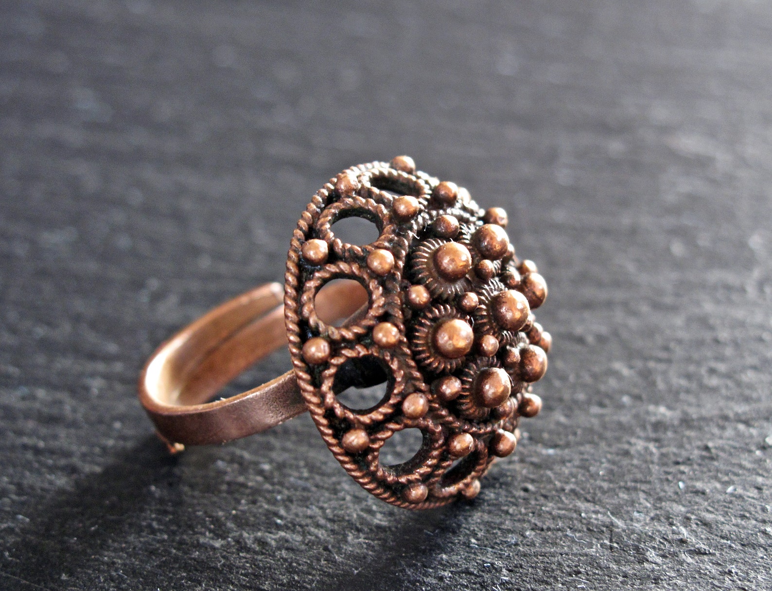 KNUT PAULSEN Bronze Ring Bronze Ring by Knut Paulsen of - Etsy