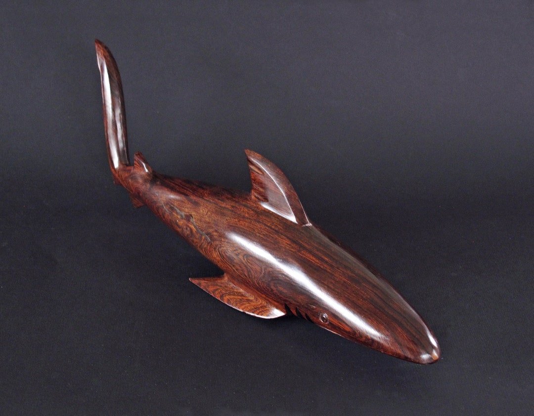 Danish Rosewood Shark Hand Carved Rosewood Shark Sculpture - Etsy