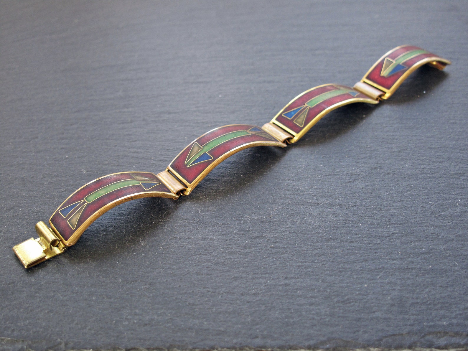 SCHOLTZ & LAMMEL Enamelled Bracelet - Cloisonné Matte Enamelled ...