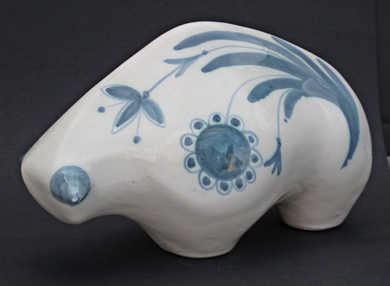 DAVID SHARP Pottery Bull Figure - Etsy UK