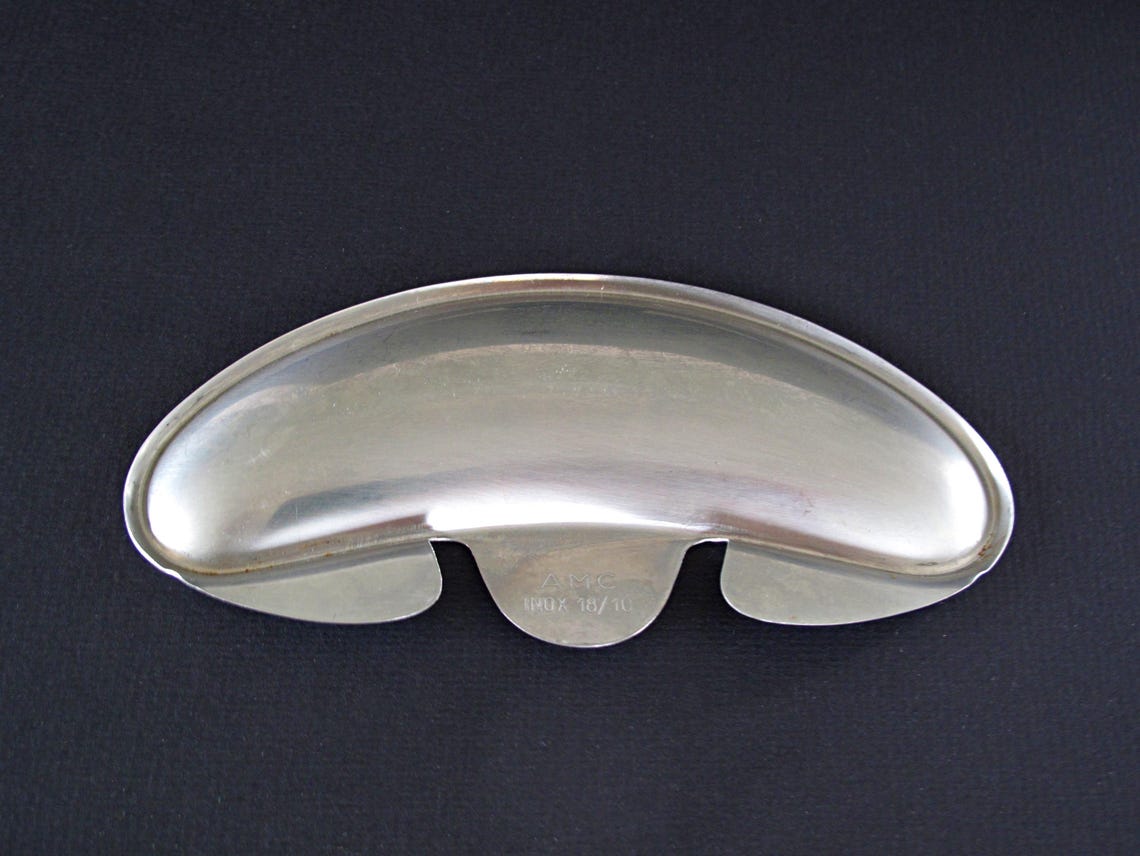 AMC INOX Pip Tray Set - Set of Six Stainless Steel Clip on Pip Dishes ...