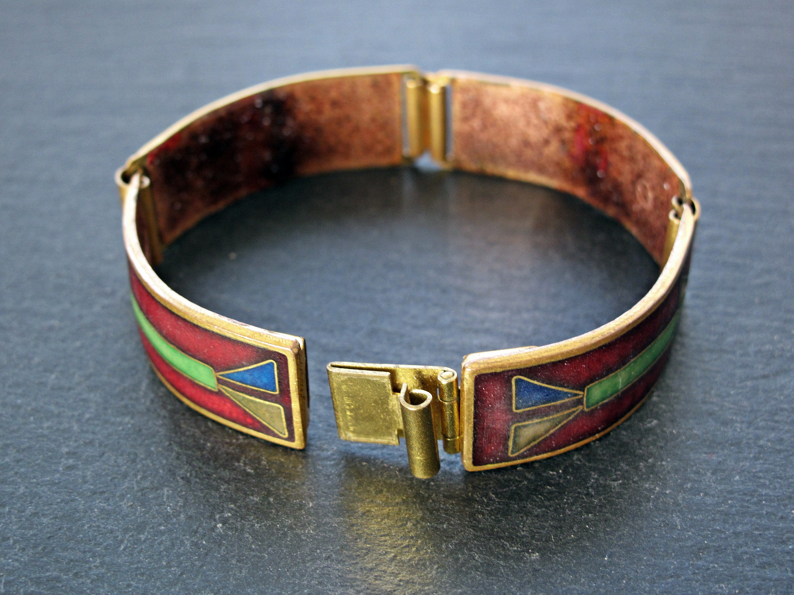 SCHOLTZ & LAMMEL Enamelled Bracelet - Cloisonné Matte Enamelled ...