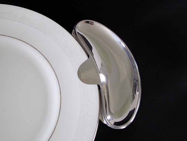 AMC INOX Pip Tray Set - Set of Six Stainless Steel Clip on Pip Dishes ...