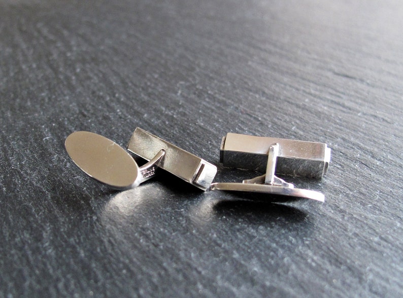 GEORG JENSEN Modernist Cufflinks #95 - Sterling Silver Cuff Links by ...