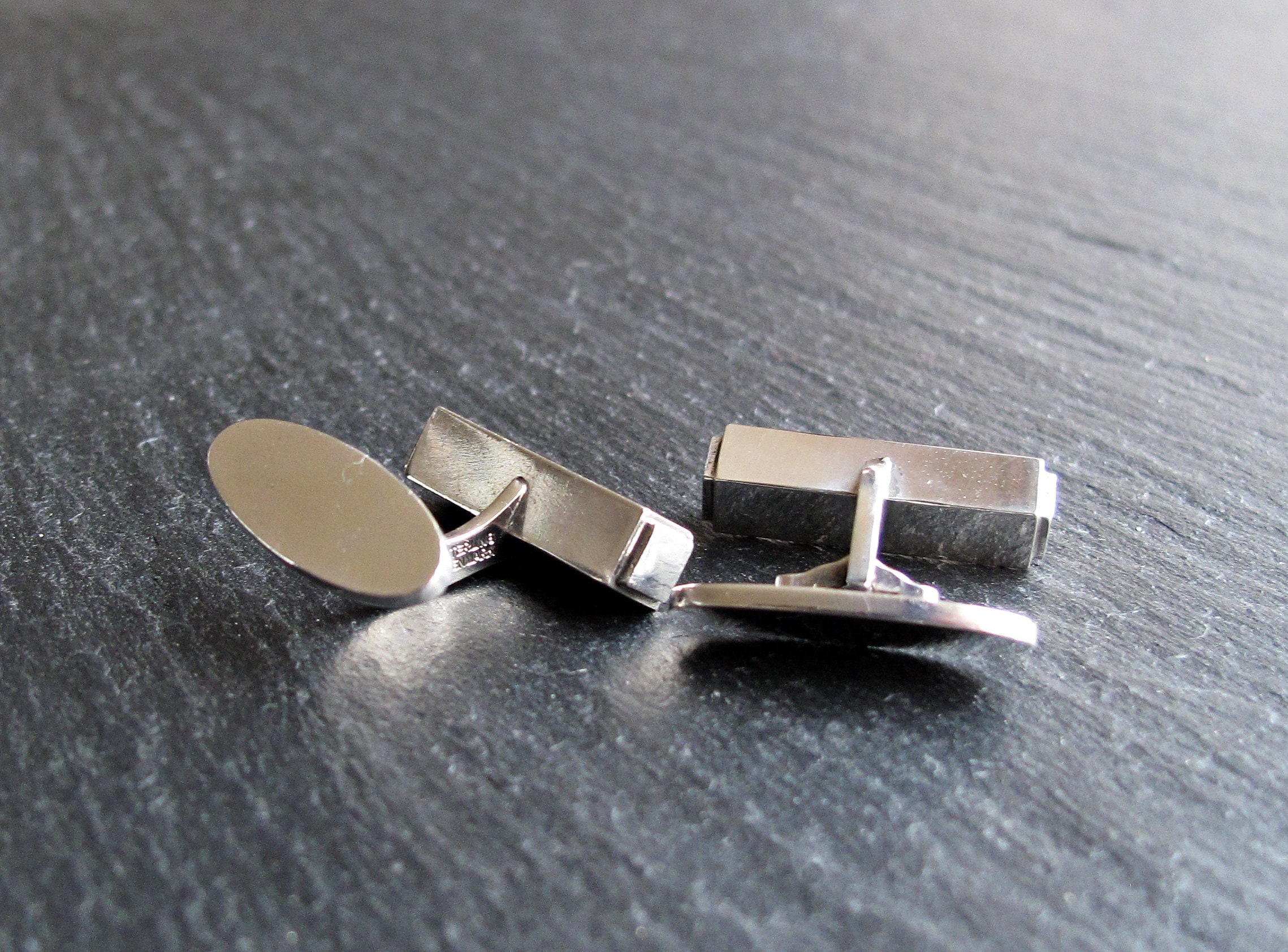 GEORG JENSEN Modernist Cufflinks 95 Sterling Silver Cuff Links by Georg ...