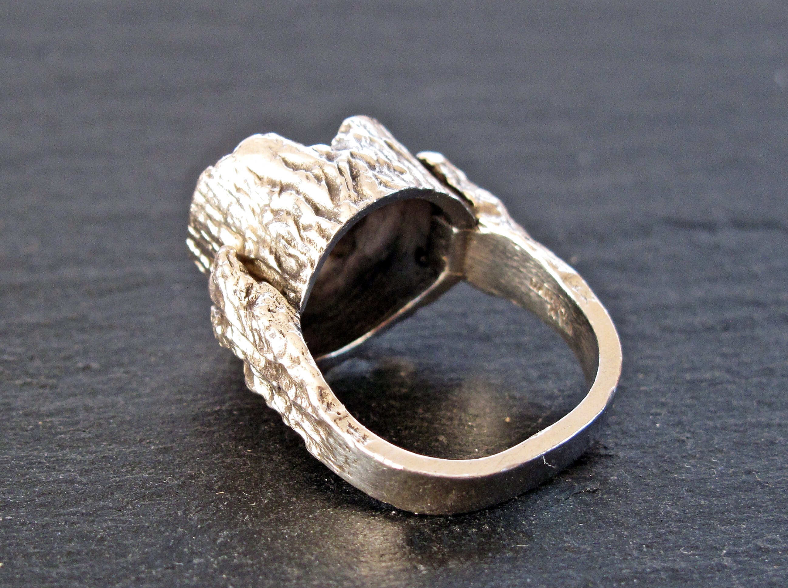 KNUD V ANDERSEN Ring Sterling Silver Brutalist Ring by Knud - Etsy