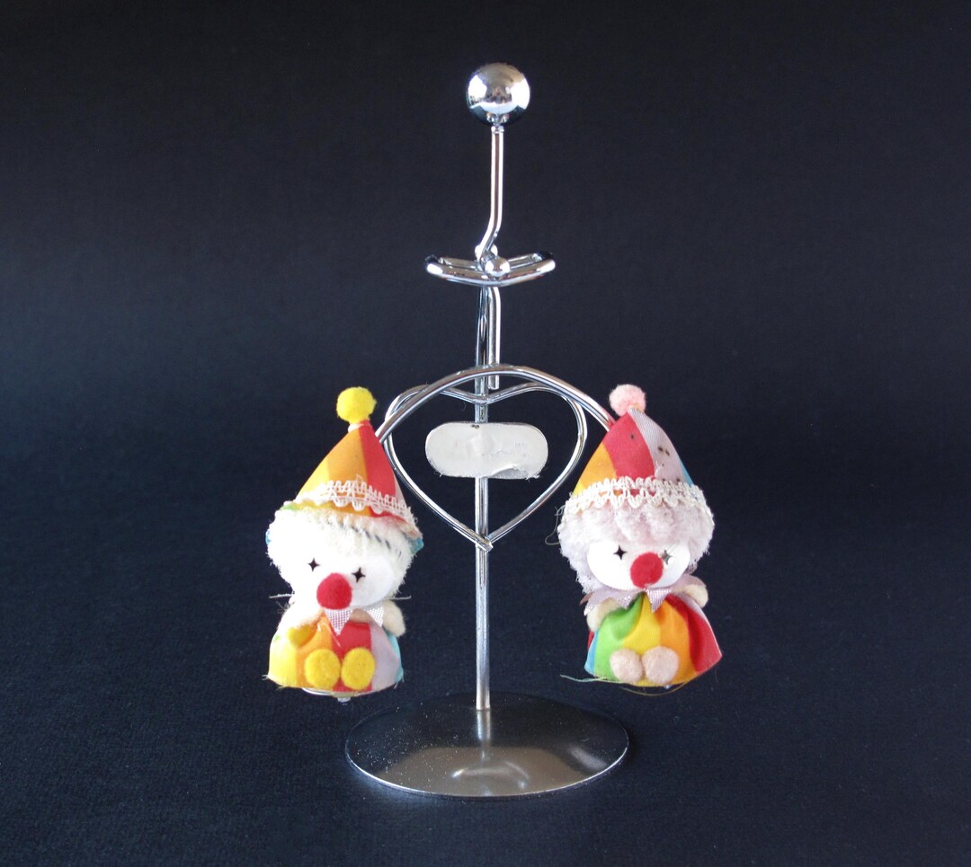 Balancing Clowns Kinetic Sculpture - Executive Desk Toy - Perpetual ...