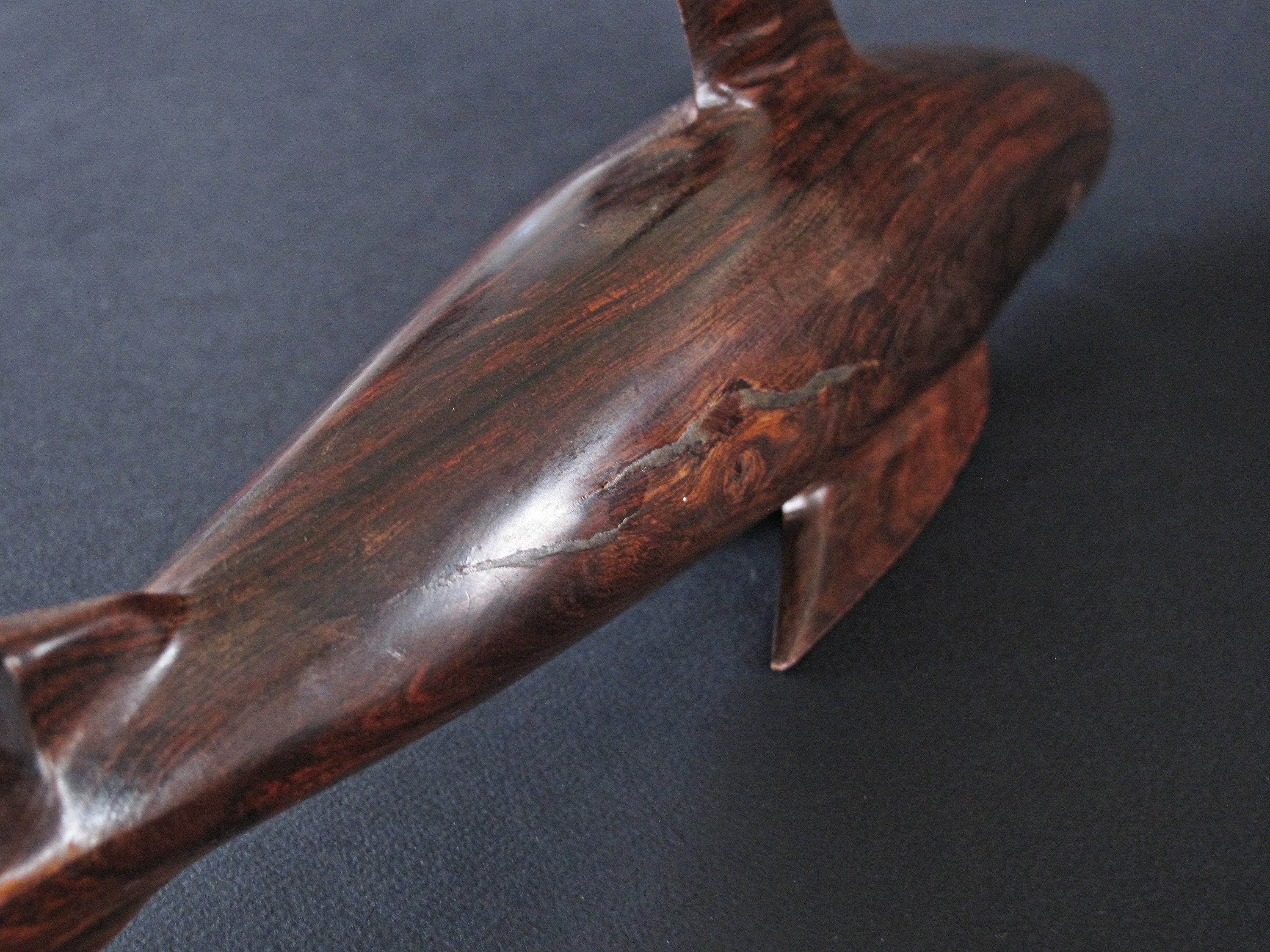 Danish Rosewood Shark Hand Carved Rosewood Shark Sculpture - Etsy