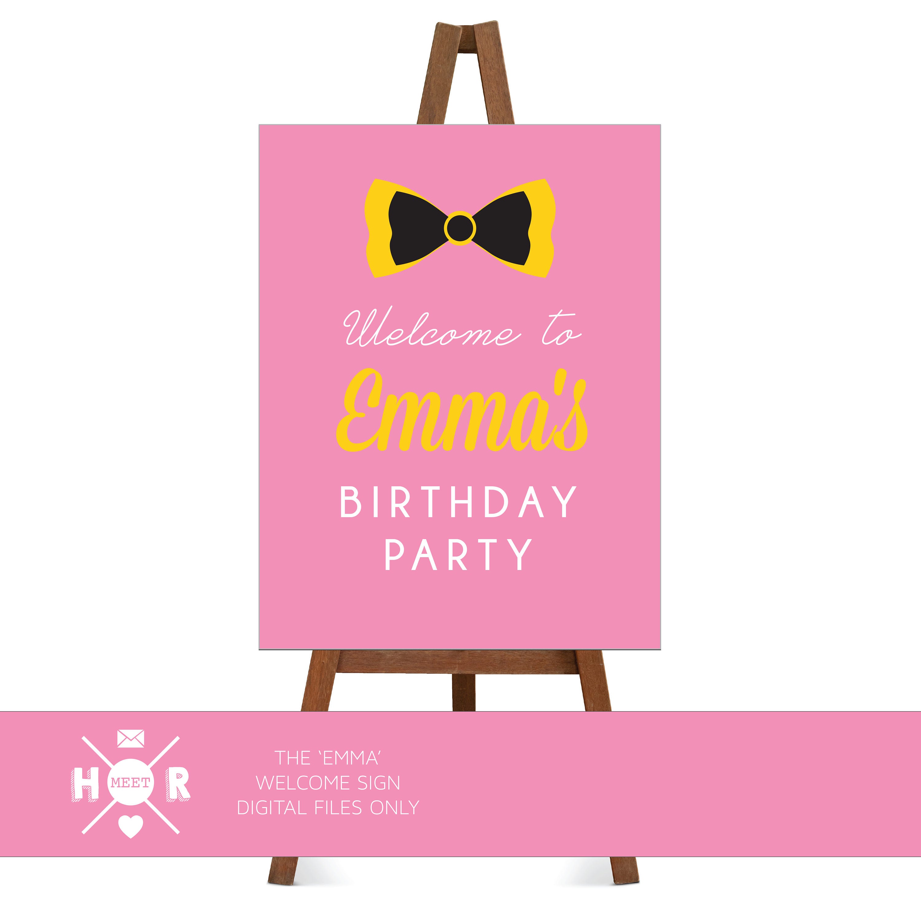 Printable the 'emma' Wiggle Birthday Welcome Sign - Etsy Australia
