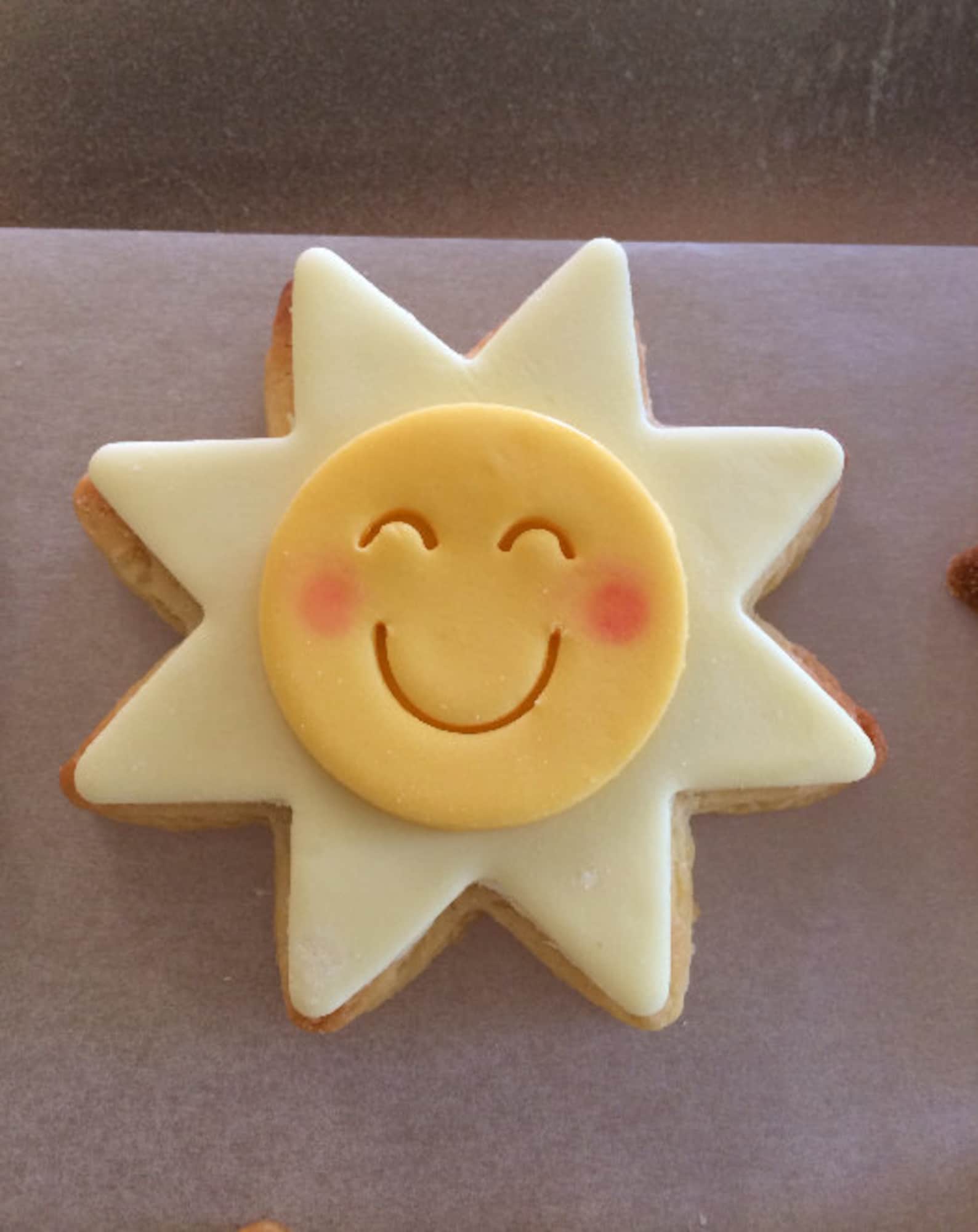 Sun Cookie Cutter Set With Embossing Detail - Etsy