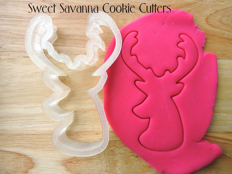 Deer Head Cookie Cutter N2 Stag Head Cookie Cutter - Etsy