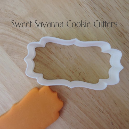 Vintage Plaque Frame Cookie Cutter Selectable Sizes Sharp - Etsy