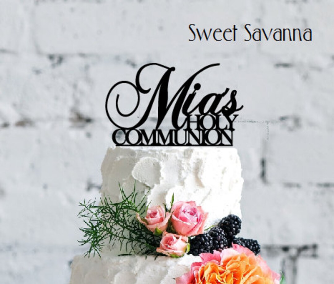 Custom Holy Communion Cake Topper MADE IN AUSTRALIA - Etsy