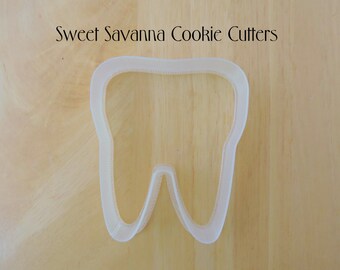 Tooth Cookie Cutter Selectable Sizes Sharp Edge Upgrade - Etsy
