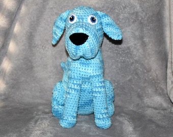 Blue Electric Dog PDF Pattern Digital Download Anime Inspired Crochet ...