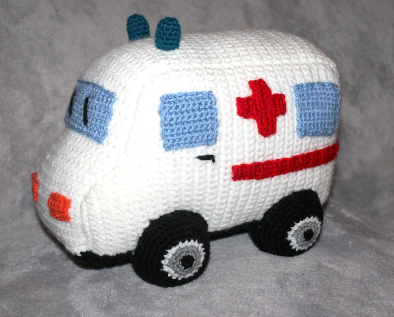 Ambulance Crochet Pattern English Version - Etsy