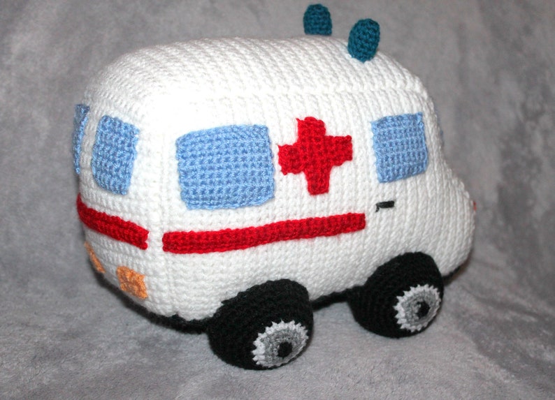 Ambulance Crochet Pattern English Version - Etsy