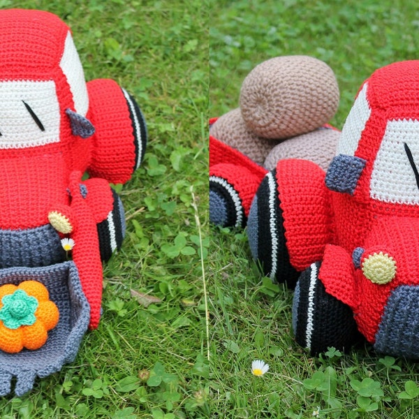Tractor Crochet Pattern - Etsy