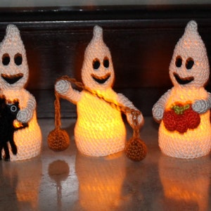 Glowing Ghosts Crochet Pattern - Etsy