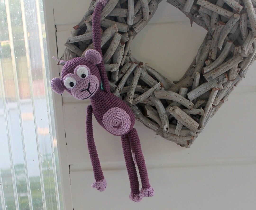 Crochet Pattern for a Cuddly Floppy Monkey - Etsy