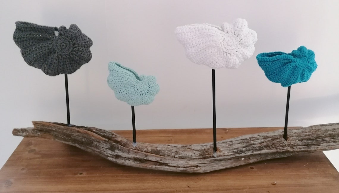 Decorational Shells Crochet Pattern English and German Version - Etsy