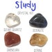 Study Gemstone Kit 4 Tumbled Stones With Info Card and - Etsy UK
