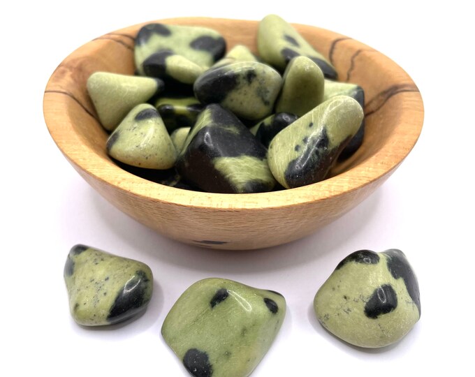 Chytha Serpentine Gemstone Tumbled Stone 20-25mm - Etsy
