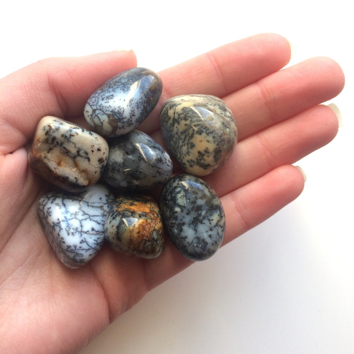 Merlinite Medium Tumbled Stone 15-20mm - Etsy UK