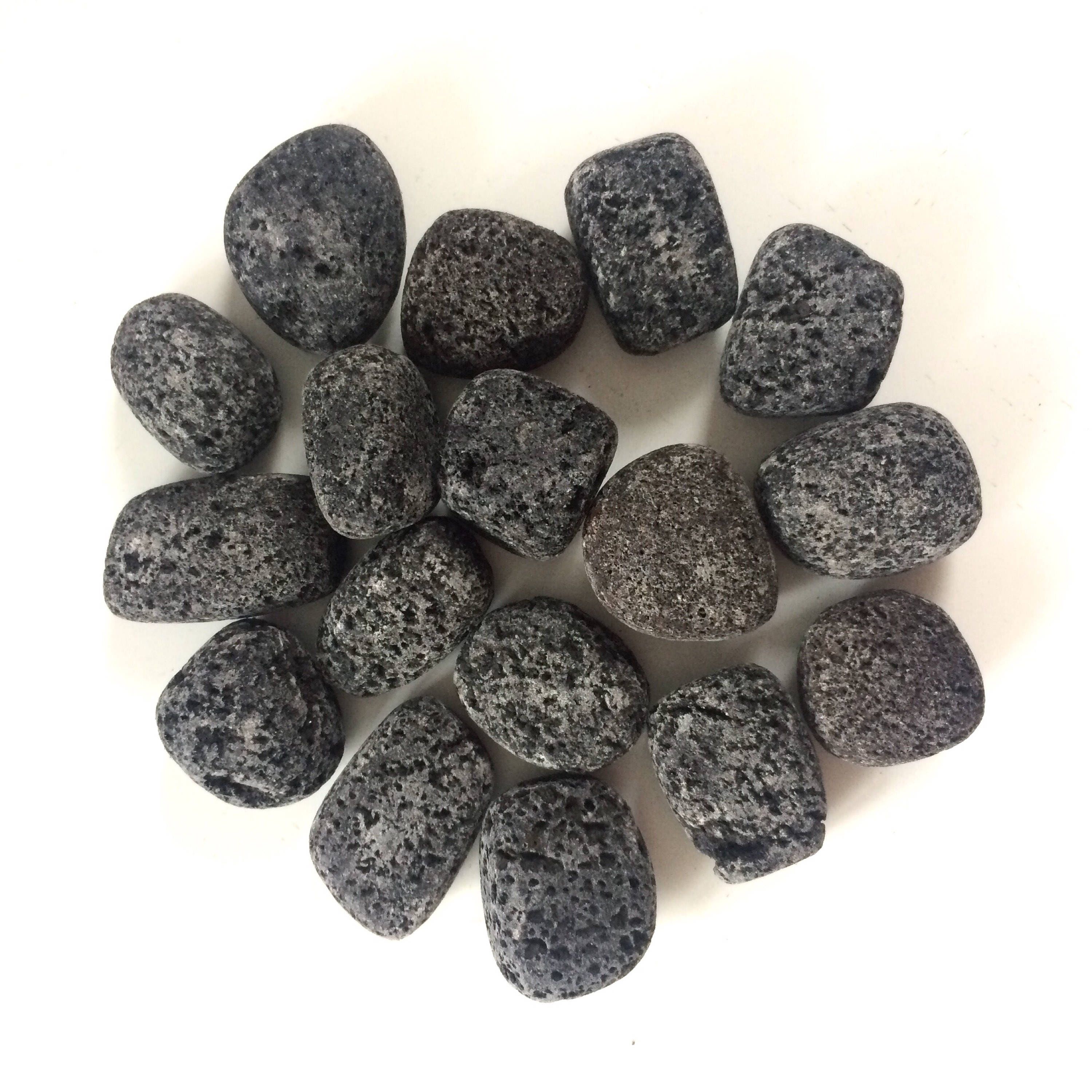 Lava Stone Tumbled Stones Rough Palm Stone - Etsy