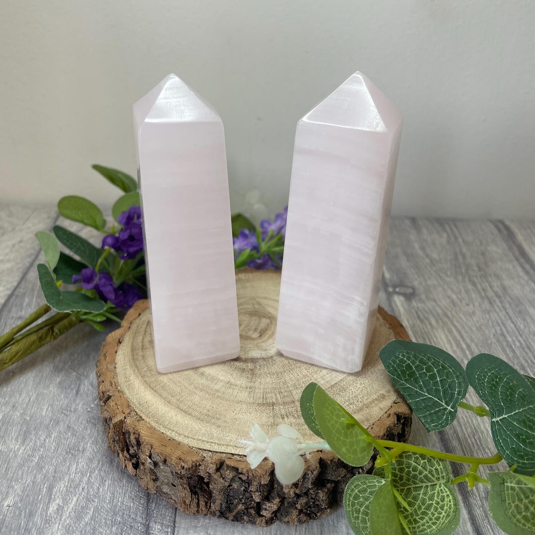 Pink Mangano Calcite Polished Standing Point - Etsy