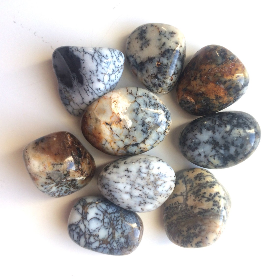 Merlinite Medium Tumbled Stone 15-20mm - Etsy UK