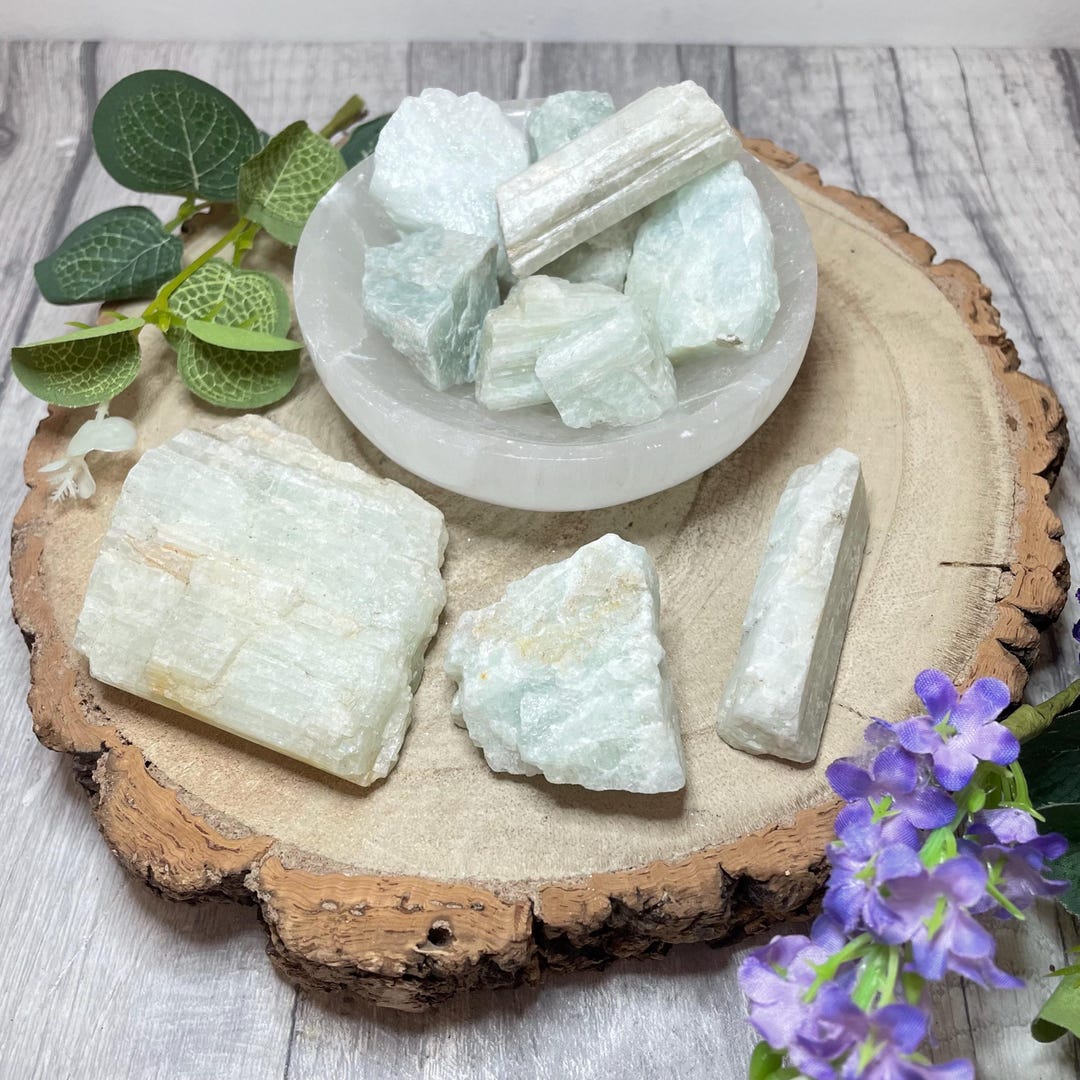Aquamarine Blue/green Rough Stone - Etsy