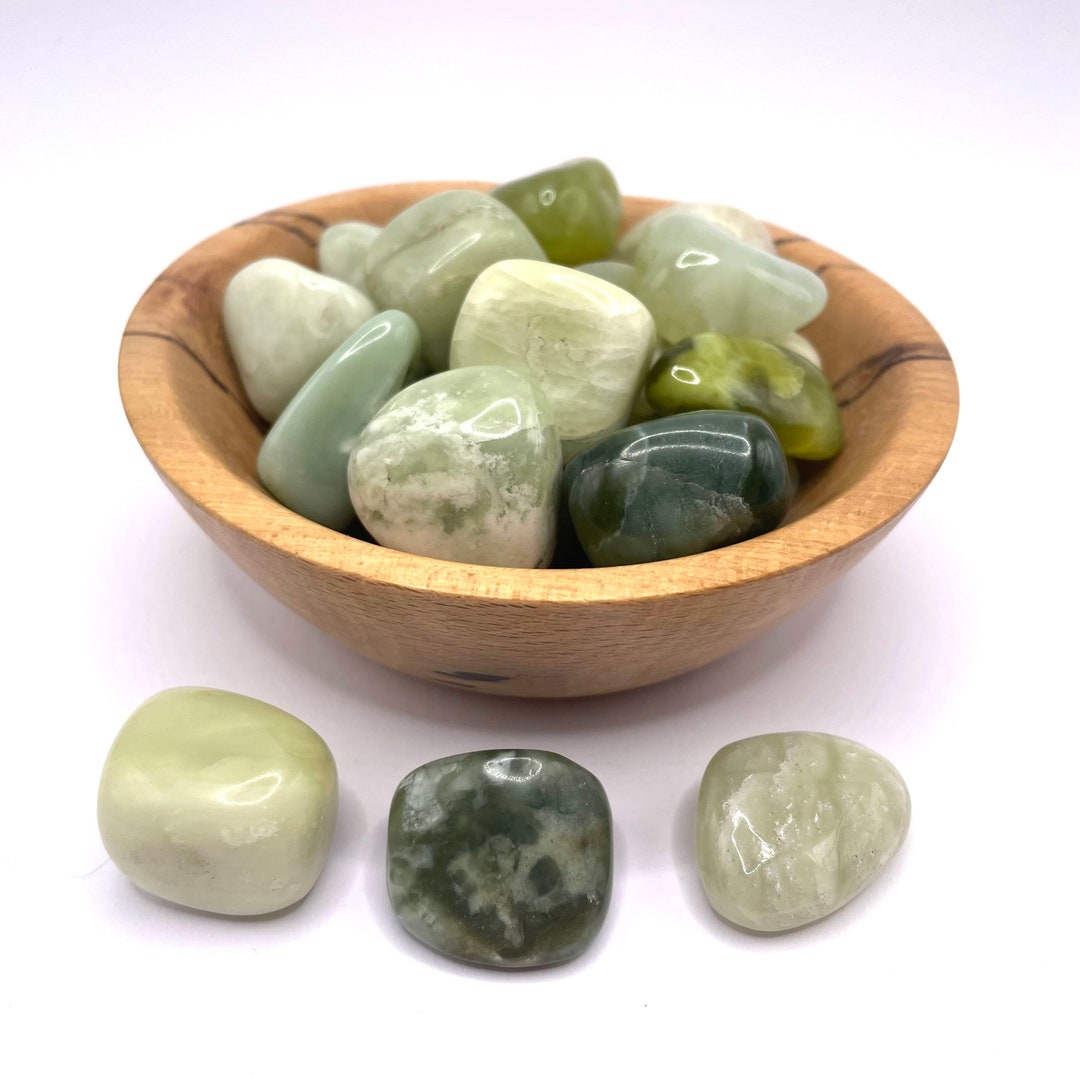 New Jade Tumbled Stone (serpentine) 15-25mm - Etsy