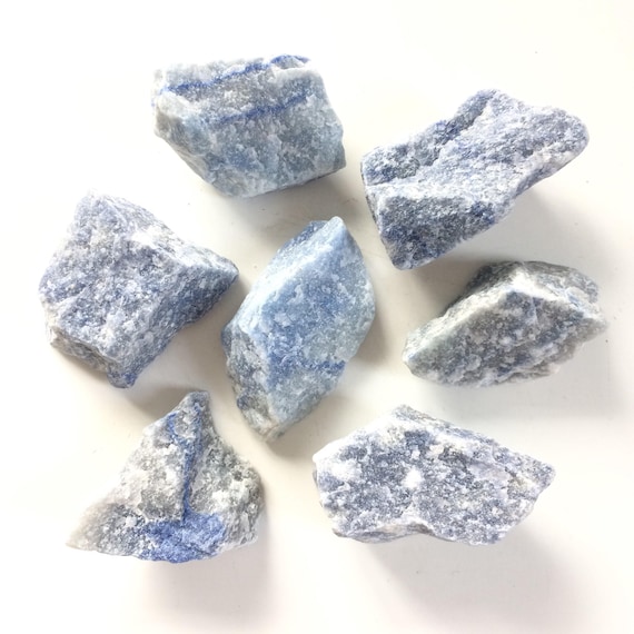 Blue Quartz Natural Raw Rough Stone | Etsy