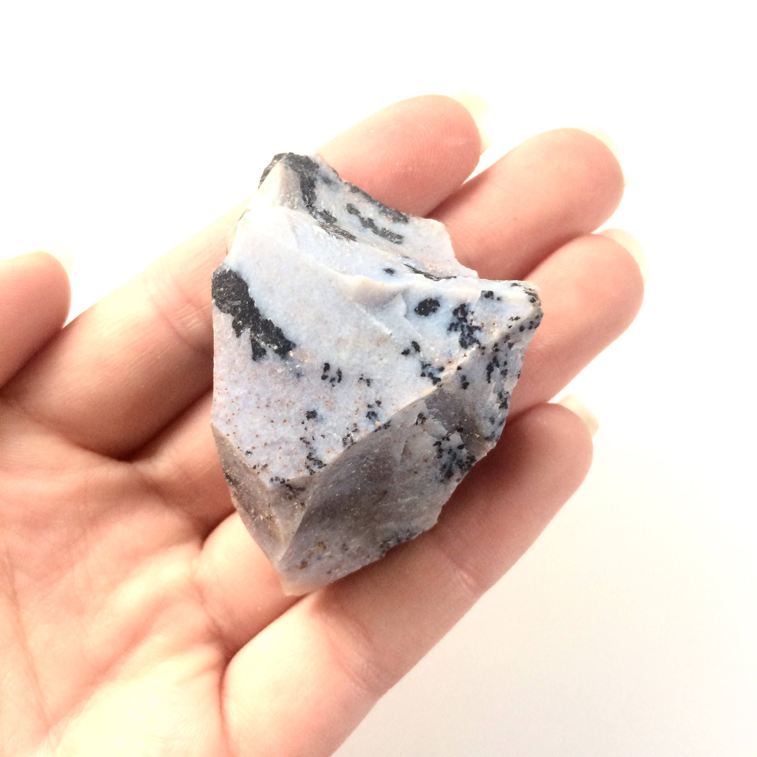 Merlinite Rough Natural Raw Stone | Etsy UK