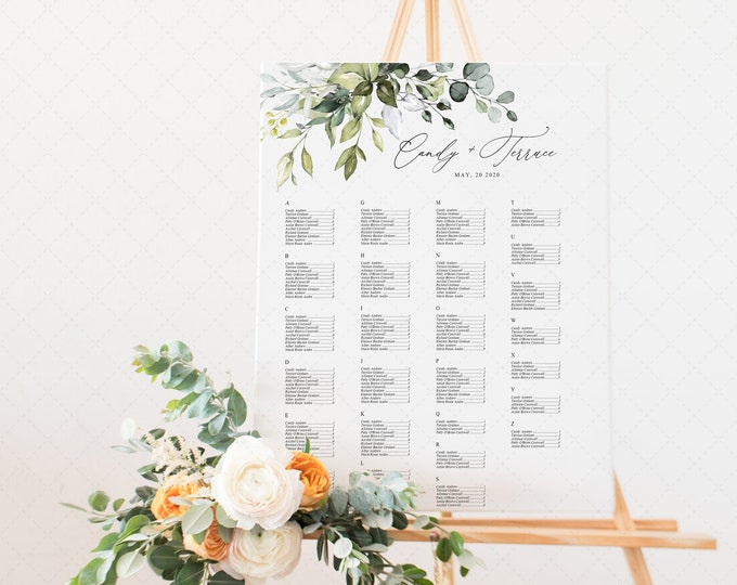 Banquet Long Tables Seating Chart Template,editable Imperial Tables ...