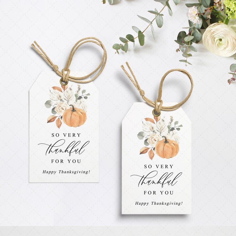 Thanksgiving Tags - Etsy
