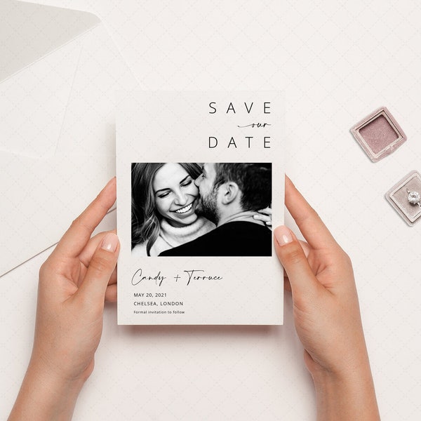 Simple Save the Date - Etsy