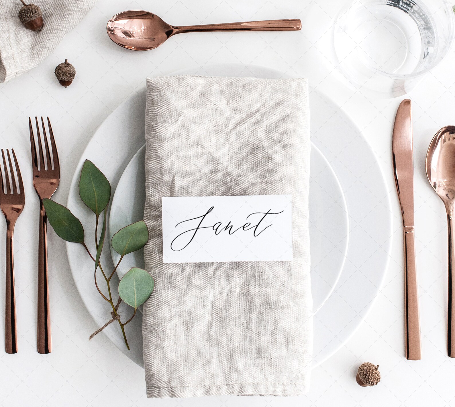 Place Card Holder Template Simple Place Cards Printable - Etsy