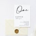 Minimal First Birthday Invitation Template Modern Birthday - Etsy