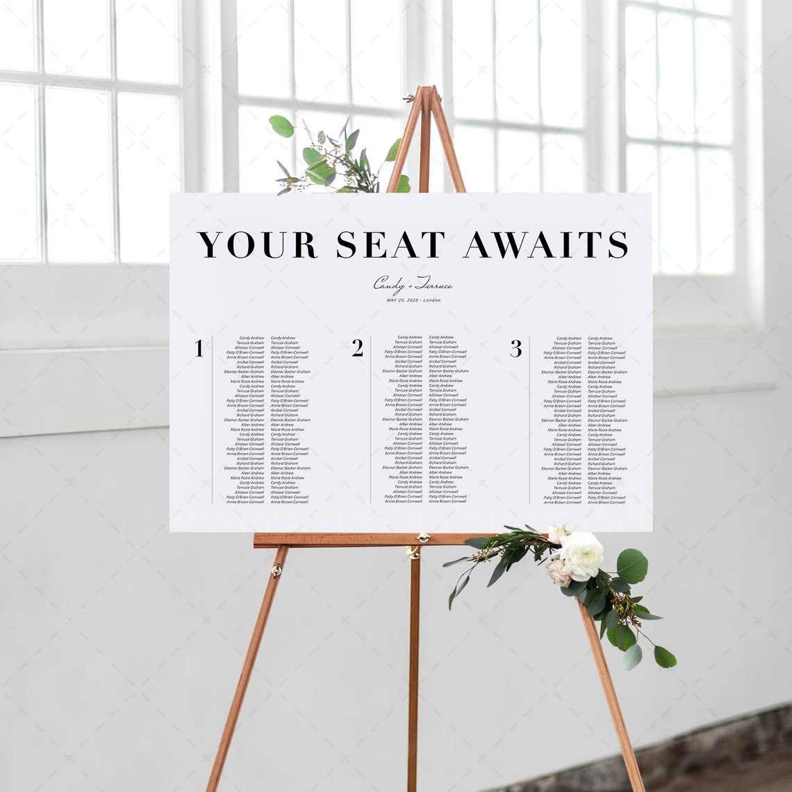 Banquet Long Tables Seating Chart Template,editable Imperial Tables ...