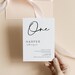 Minimal First Birthday Invitation Template Modern Birthday - Etsy