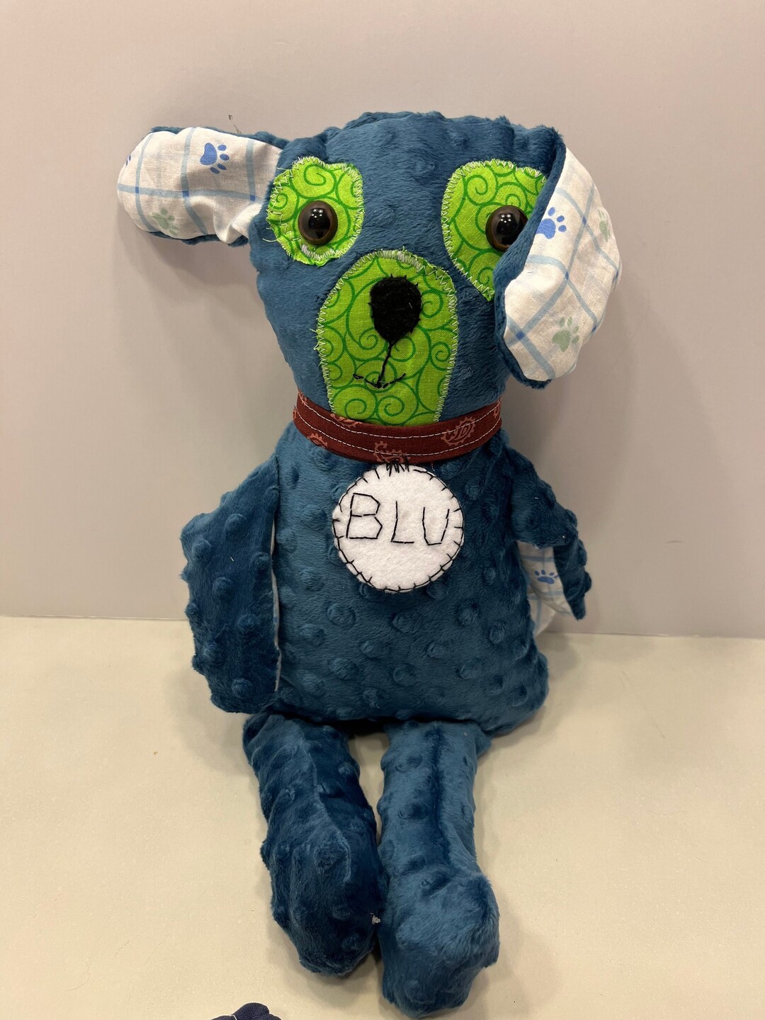 Fabric Puppy, Boy Puppy Dog Plush, Dress up Dog, Dog Stuffed Animal ...