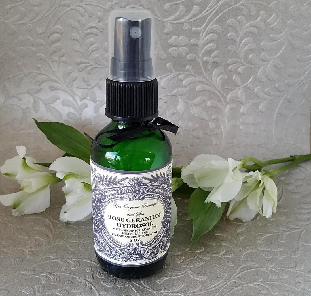 Rose Geranium Hydrosol - Balancing Spray - Moisture Retention - All Age ...